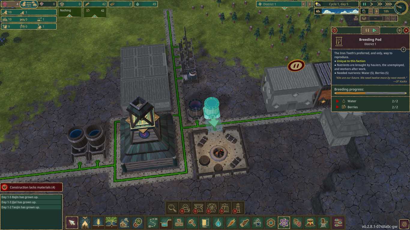 BUG - Iron Teeth - Breeding Pod Description - Timberborn – Bugs and ...