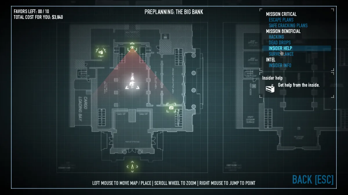 bring back pre-planning - PAYDAY 3
