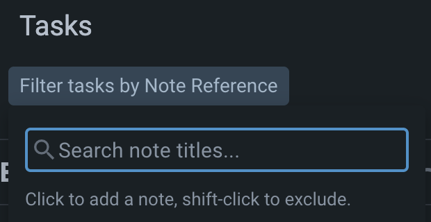 Filter tasks by tag - Amplenote