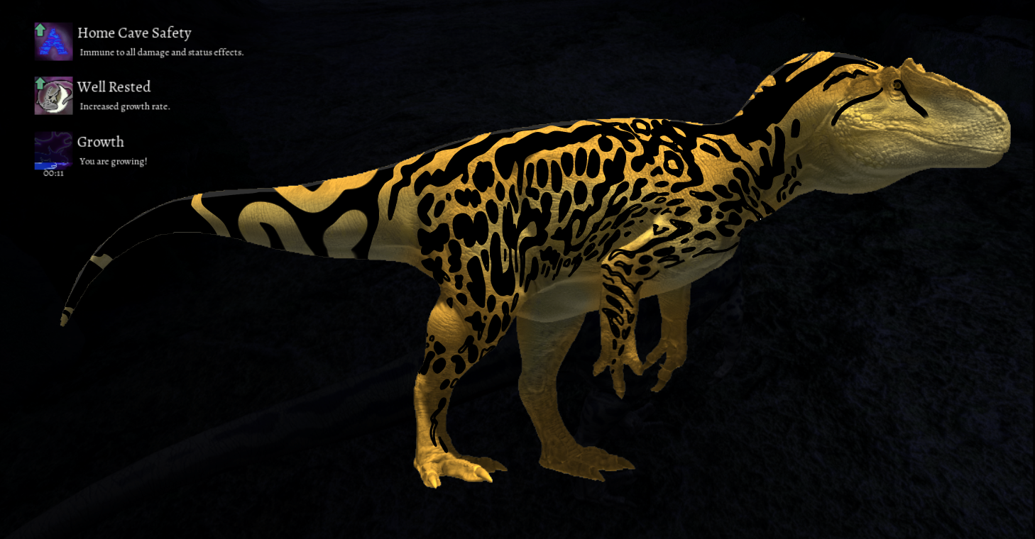 "King Cheetah" skin for Allosaurus - Path of Titans
