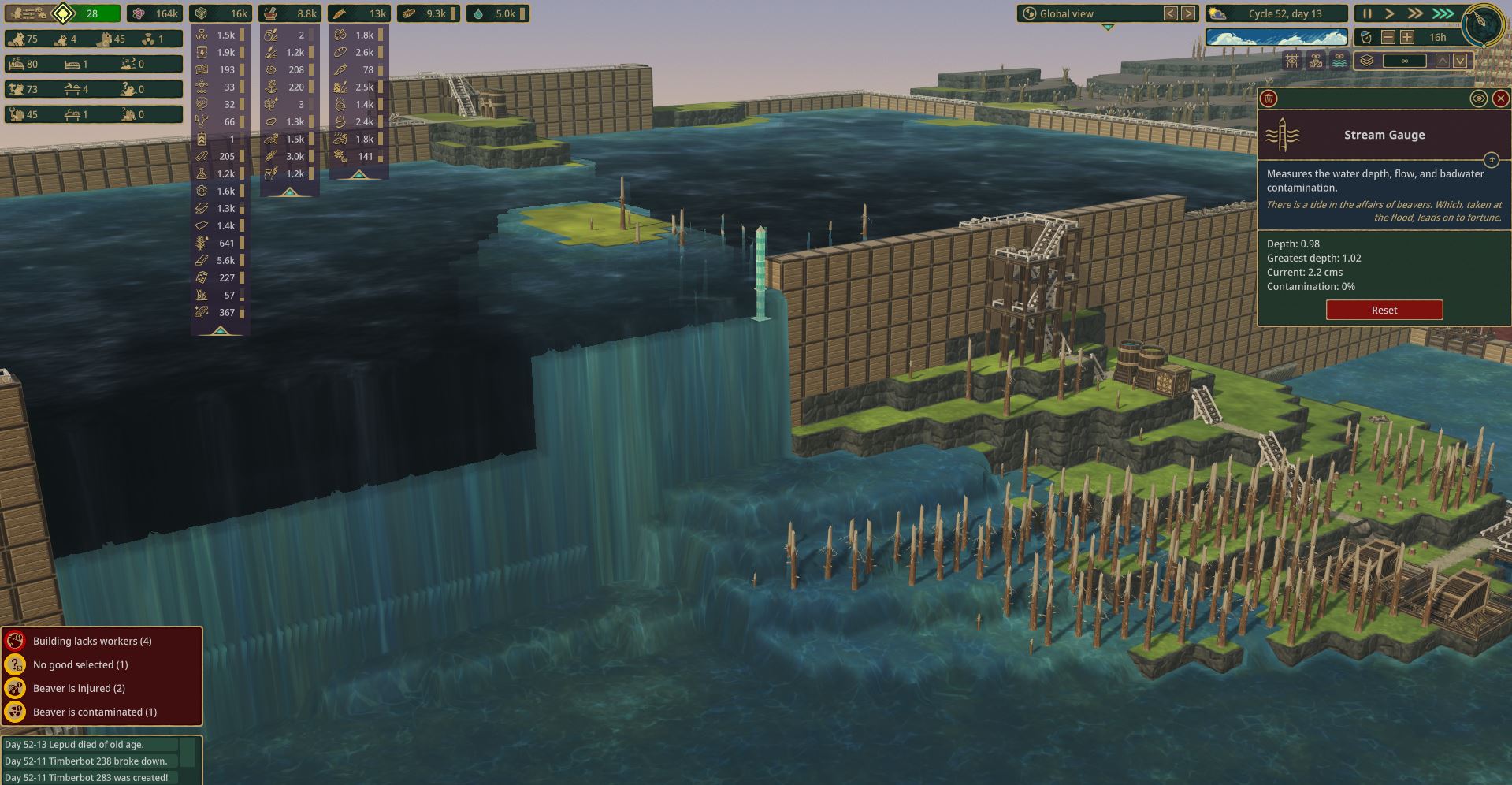 Water level in constructed trough/pipe wrong - Timberborn – Bugs and ...