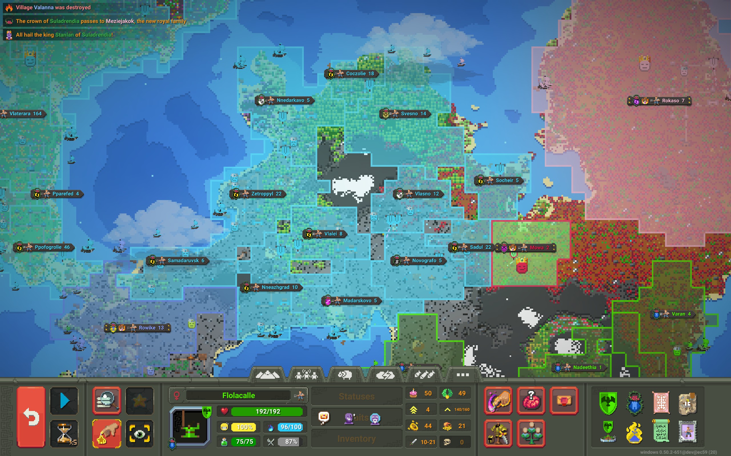 Kingdoms should focus on populating small villages rather than ...