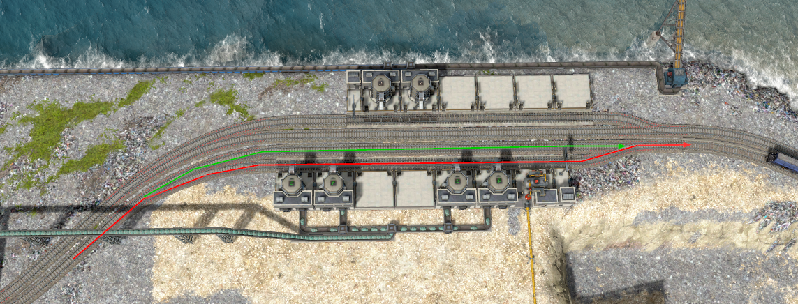 Avoid pathfinding through train station - Captain of Industry