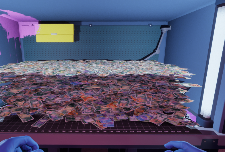 Ink Cleaning automation/machine - Cash Cleaner Simulator