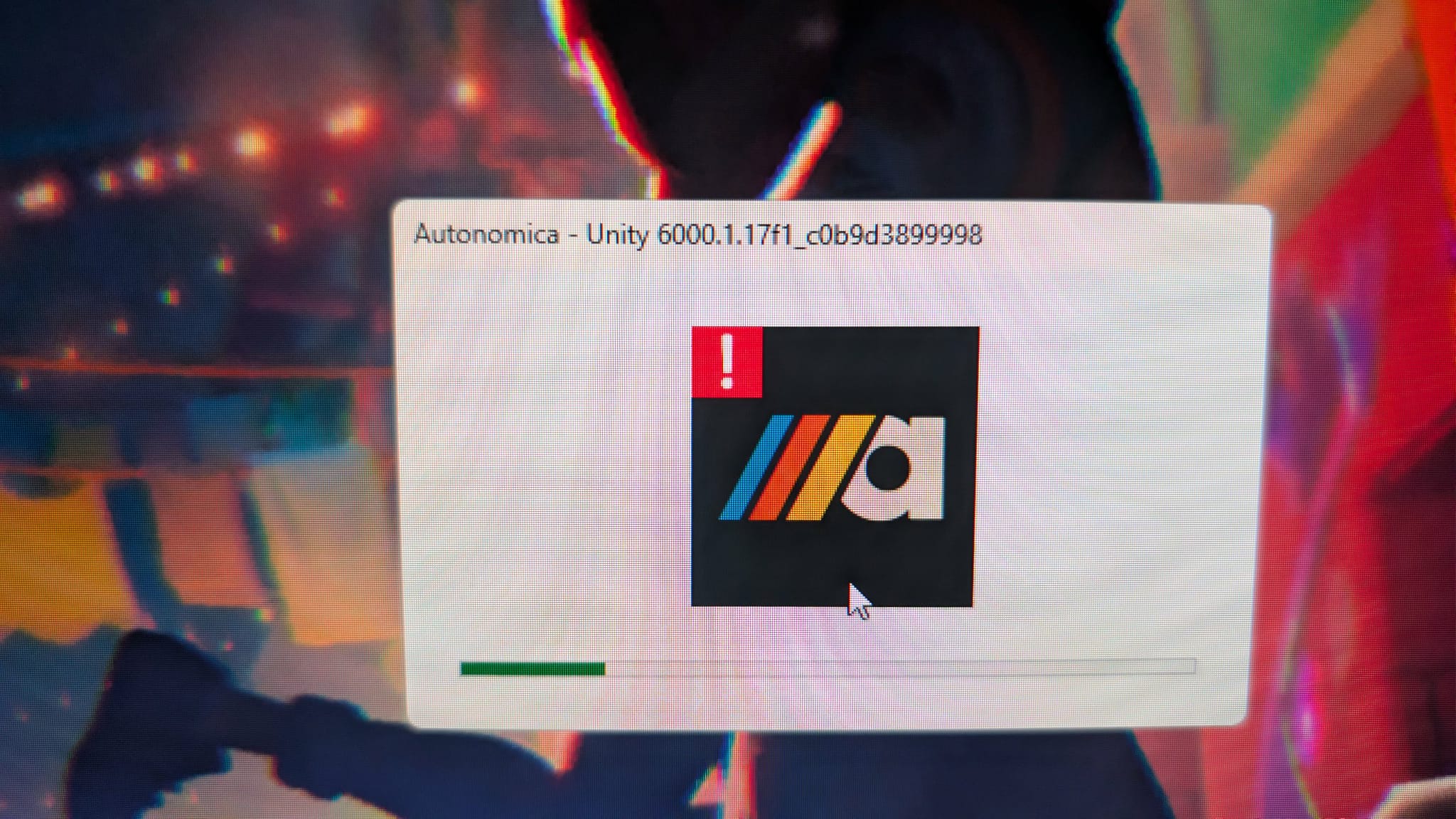 Game Menu -> Loading save game -> freeze - Autonomica Bug Portal