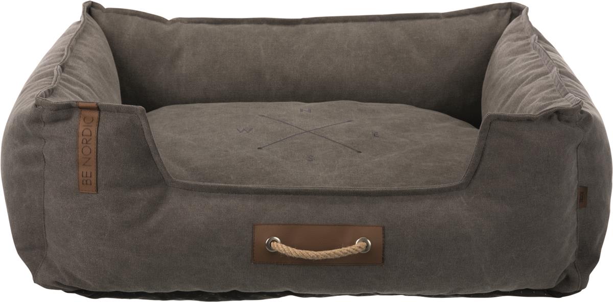 Hundeseng 37447 BE NORDIC Canvas 60x50cm Mørkegrå Velkommen