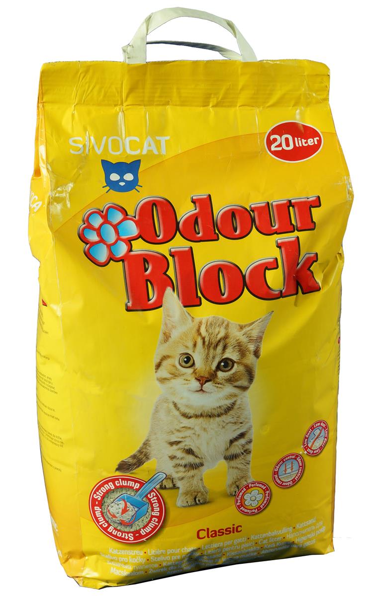 Kattesand Sivocat Odour Block 20l/19kg (Klumpesand) Velkommen