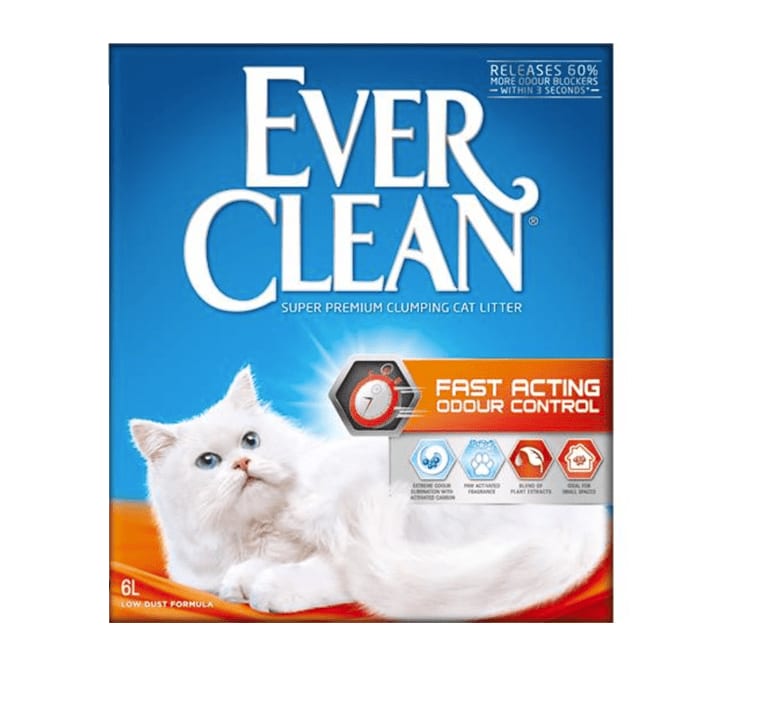 Kattesand Ever Clean Fast Acting 6L Velkommen