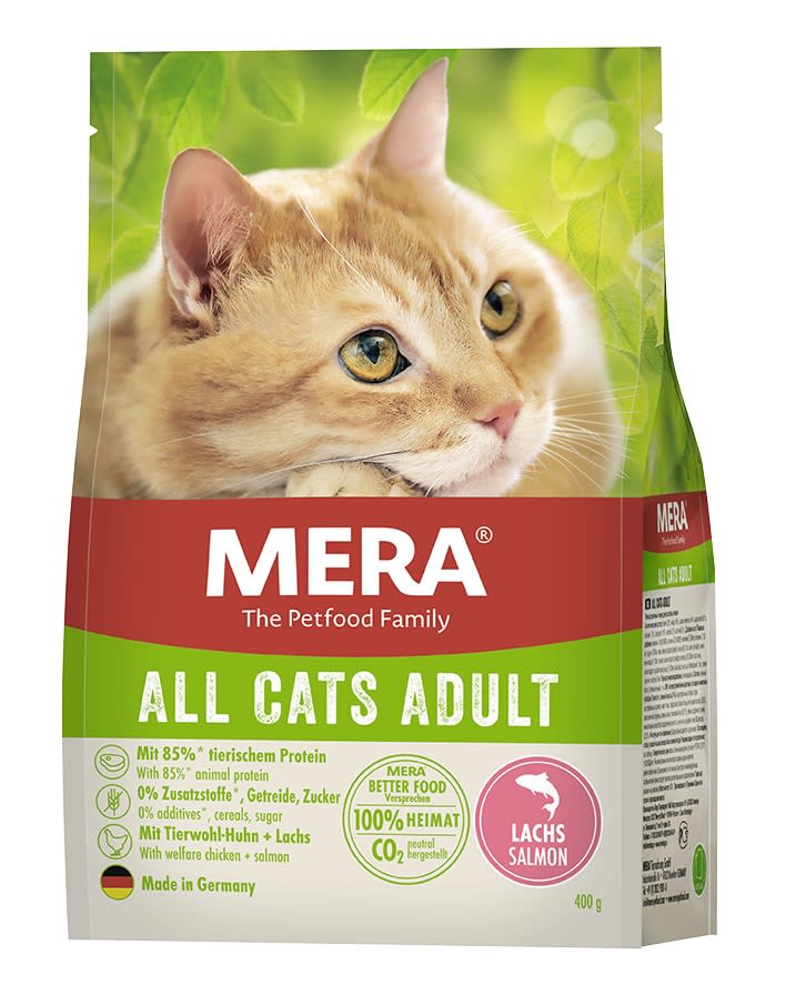 Meracat MERA All Cats Adult Kylling & Laks 400g Velkommen