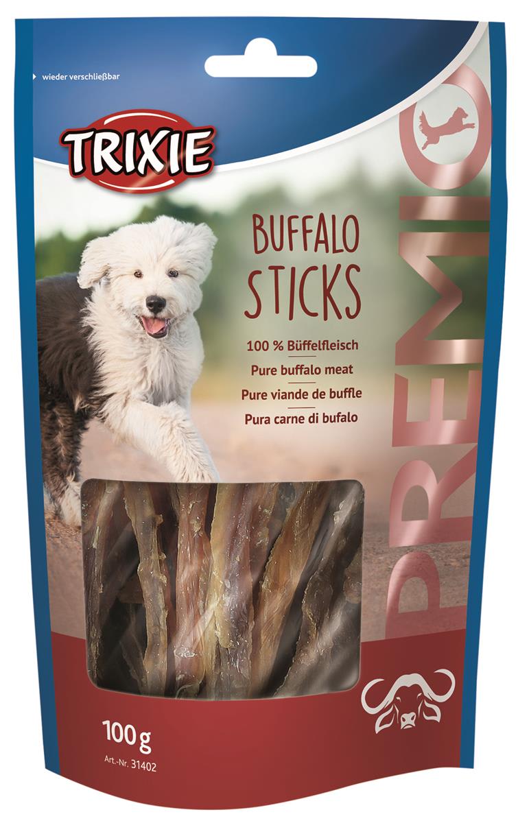 Buffalo Sticks 100% Bøffel Kjøtt 100g (6stk) Velkommen