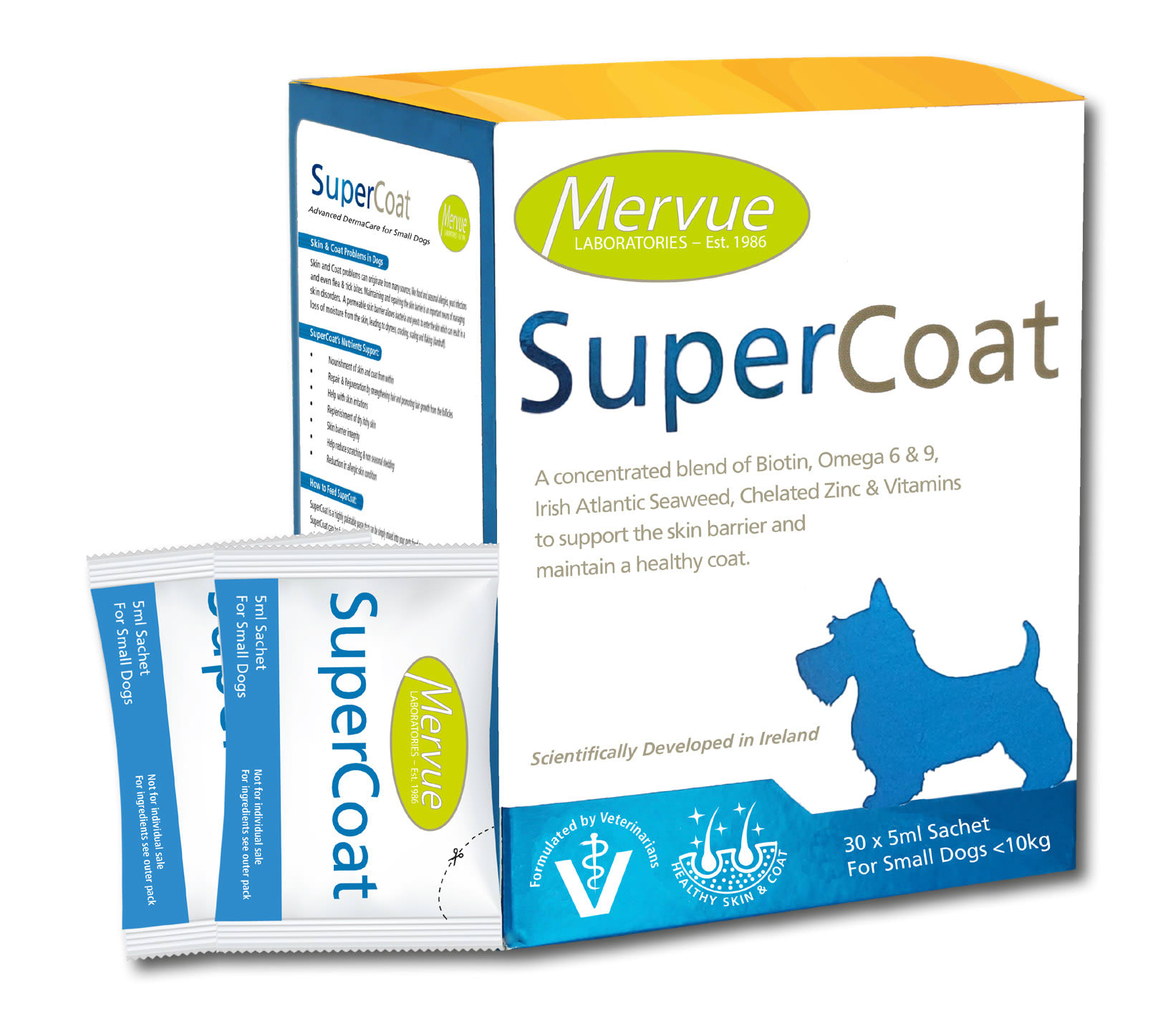 SuperCoat Pasta 30x5ml Til Små Hunder Singel Dose Febo Norge