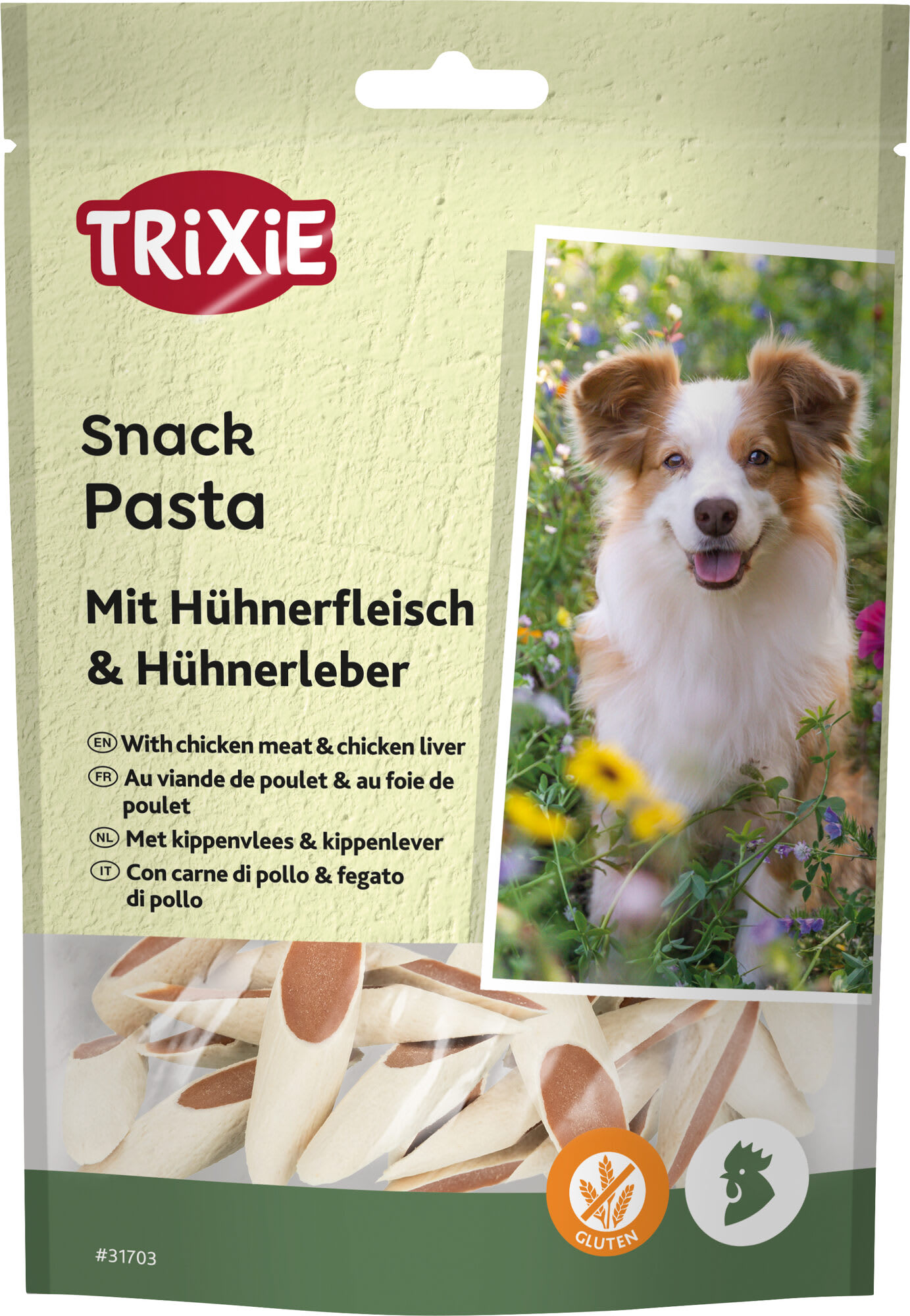 Snack Pasta M/Kylling & Kyllinglever 100g 6stk) Febo Norge