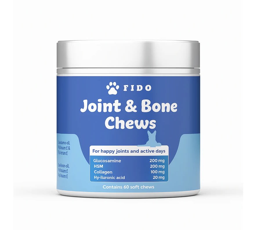 Fido Joint & Bone Chews 60stk Febo Norge