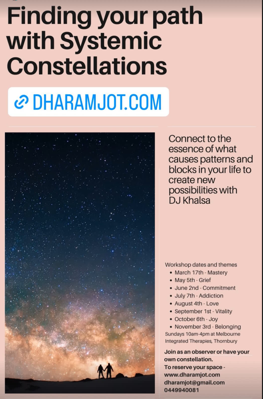 Finding your path with Systematic Constellations