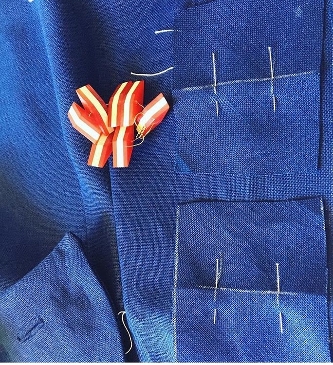 bound buttonholes - Felixstowe Sewing School