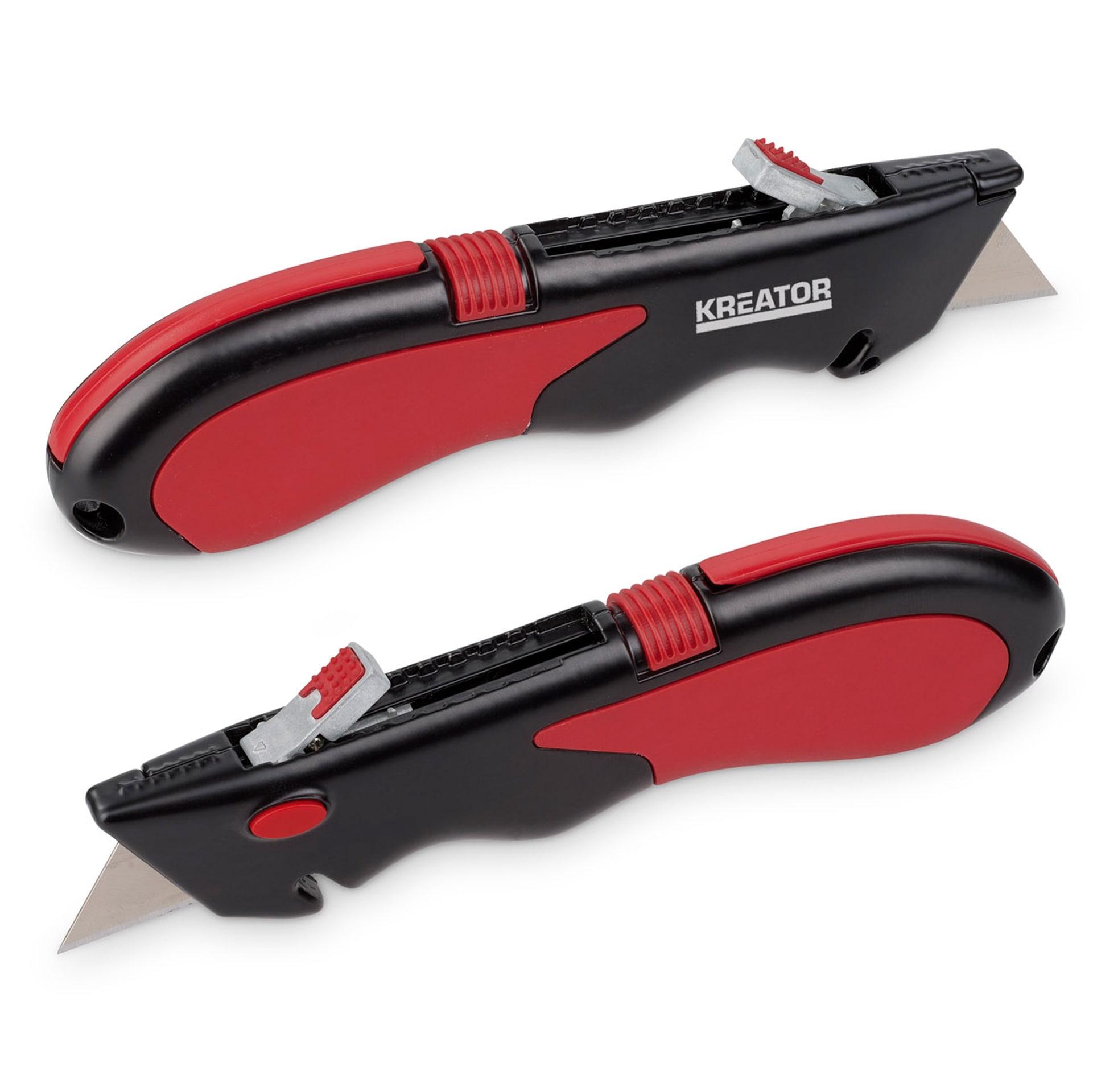 Tapetkniv med godt grep og egen slisse for taukutting med kammer for 4 ...