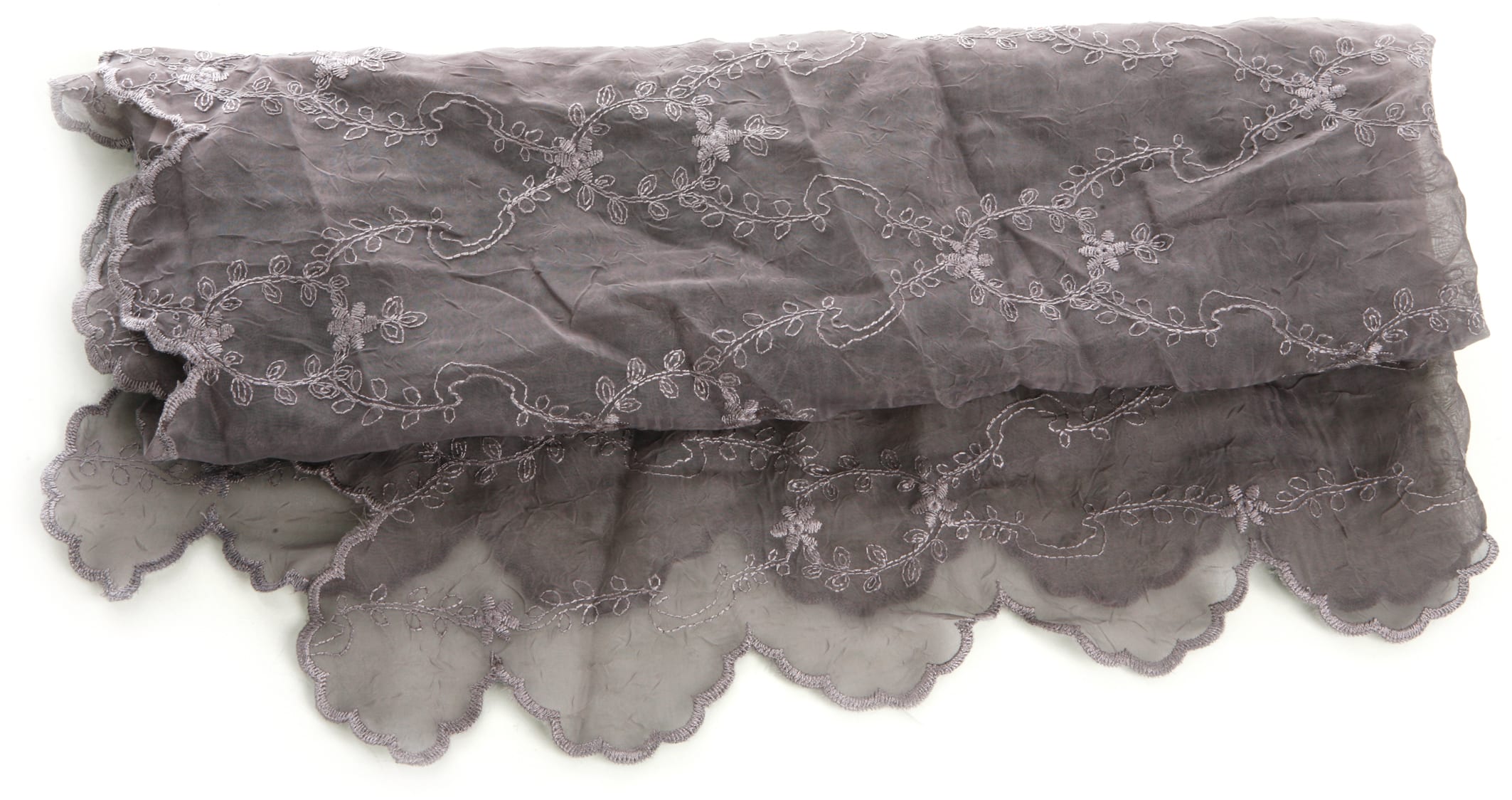 Duk romantikk 90x90 grå Festival.no