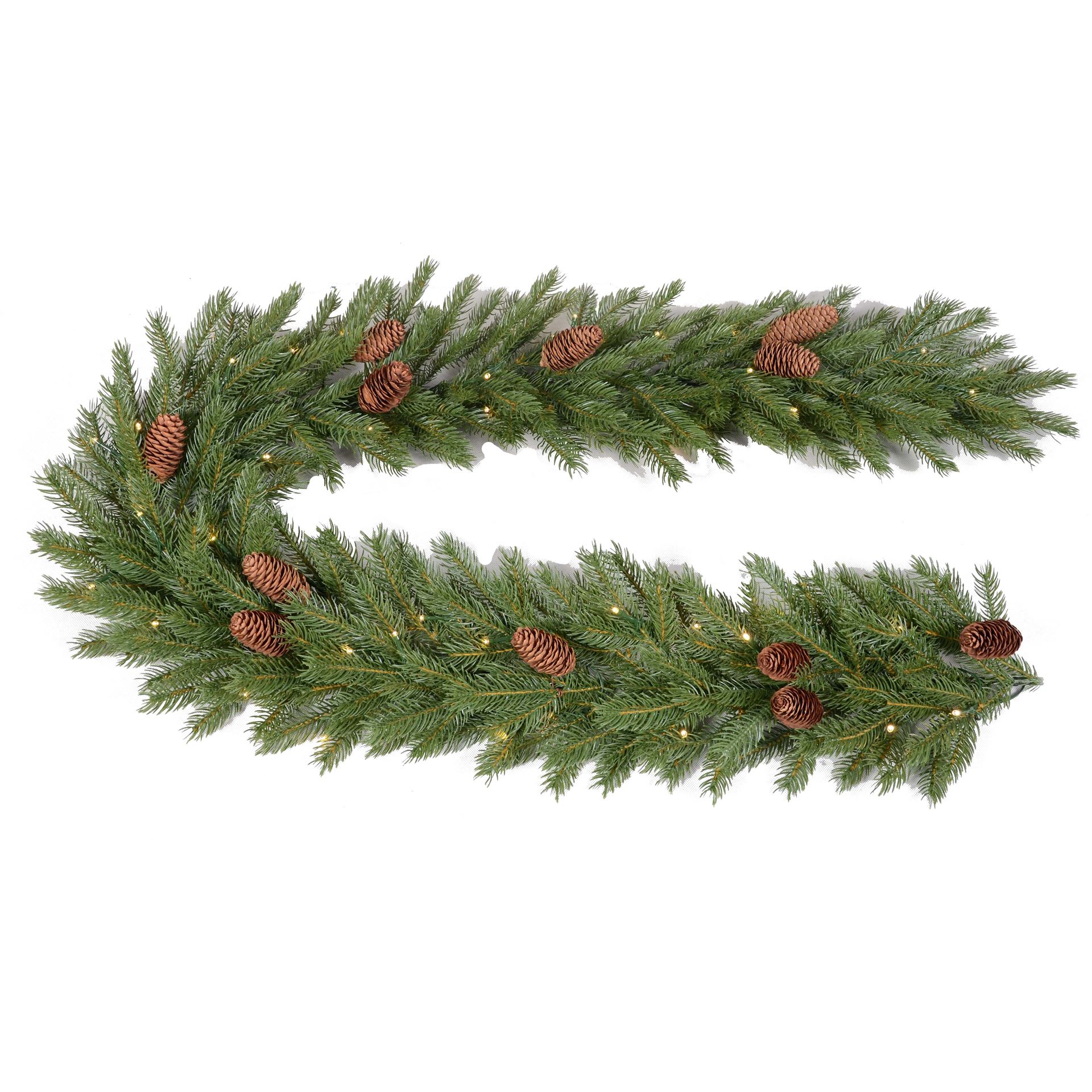 Girlander med LED lys Brokke 513tips 270cm Festival.no