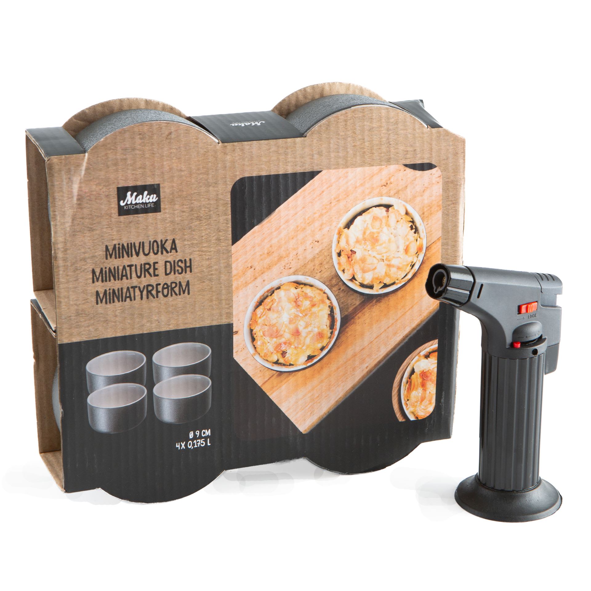 Gavesett Ildfaste former med brenner sort Festival.no