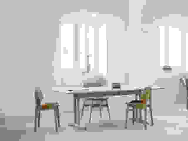 Søborg Wood Base Seat upholstered - Fredericia Furniture