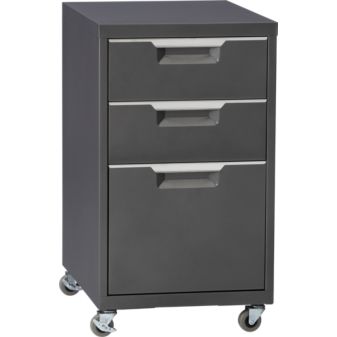 Very Goods TPS carbon file cabinet in office furniture CB2