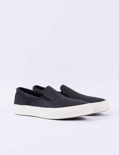 Very Goods Black Suede Leather Deck Star 67 by Converse The Bureau Belfast