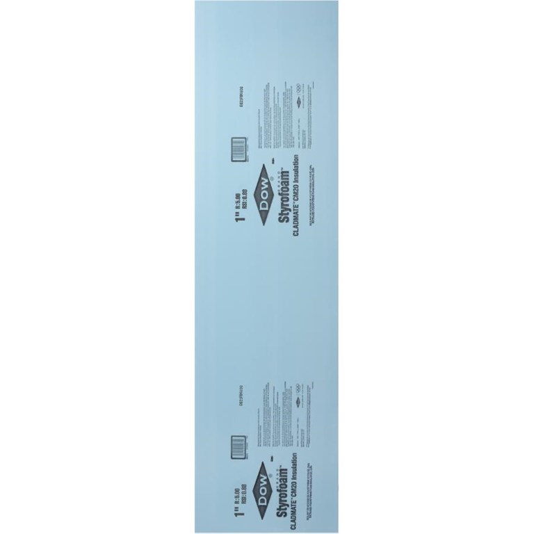 Very Goods | STYROFOAM 1" x 2' x 8' Styrofoam Cladmate CM20 Butt Edge ...