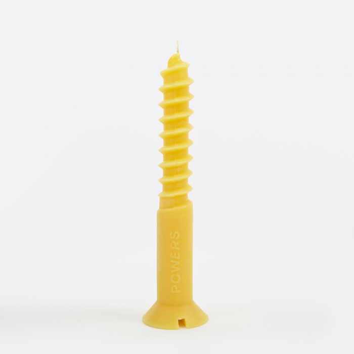 Very Goods | POWERS Screw Candle - Natural