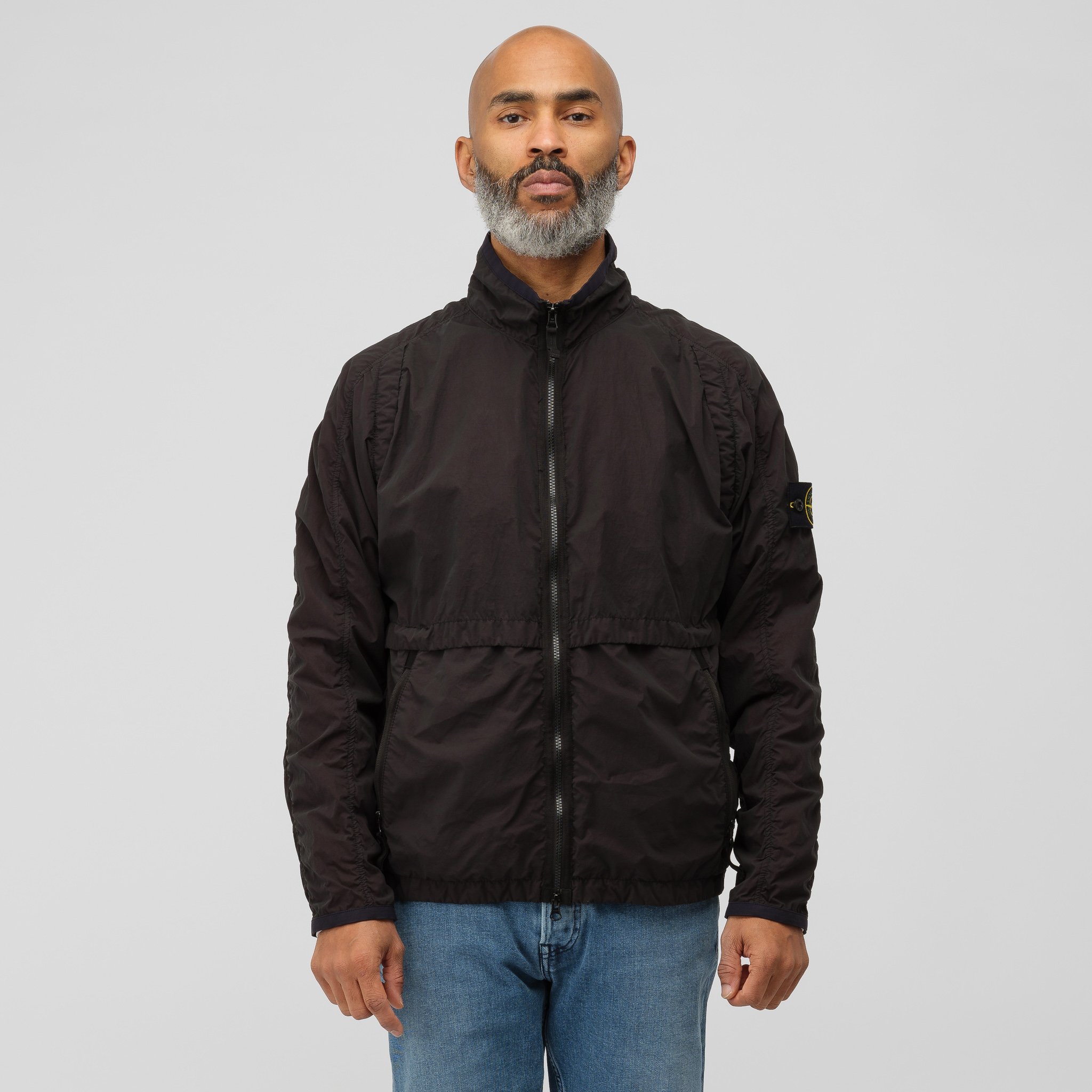 Very Goods | Stone Island 42031 Lamy Velour Jacket in Black | Notre