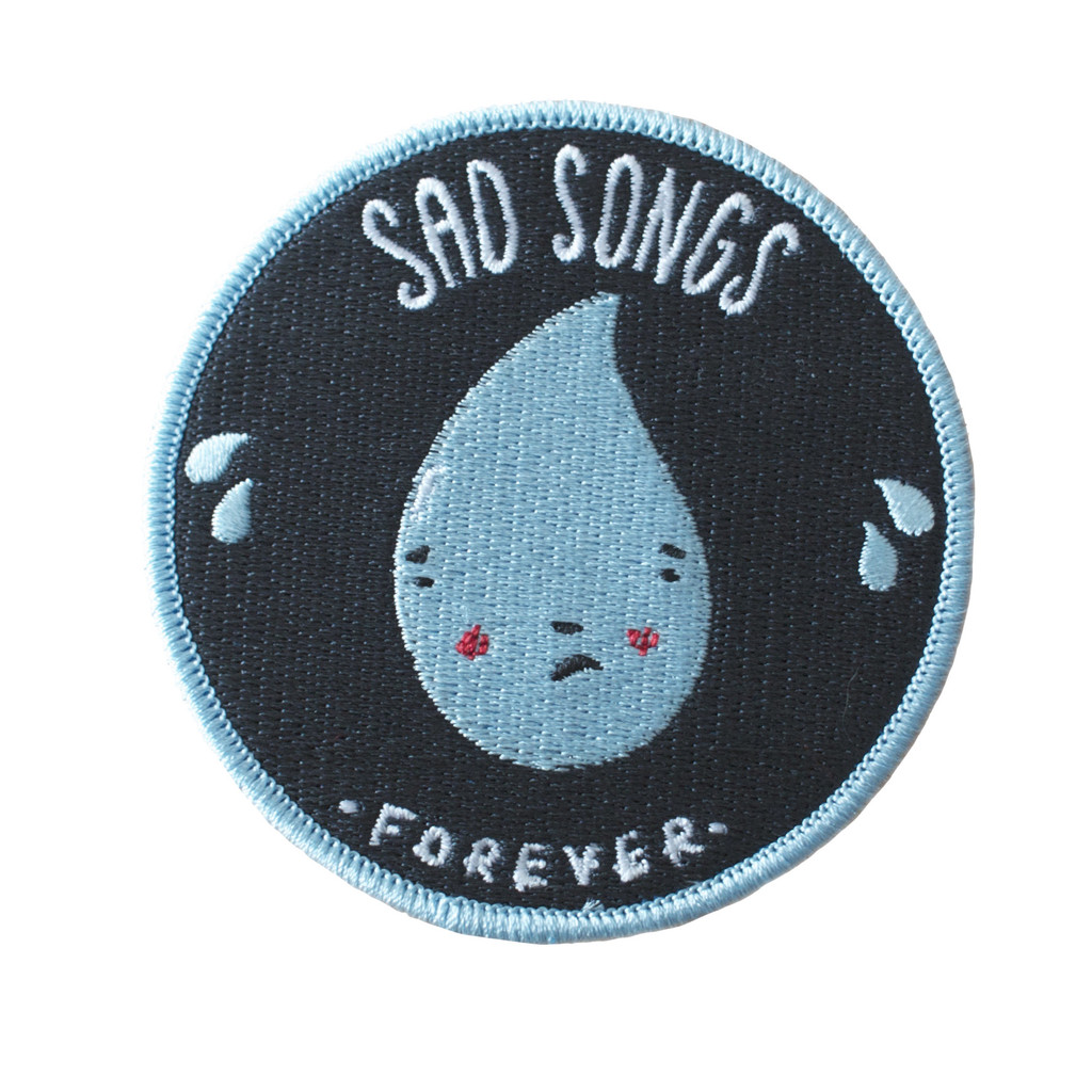 Very Goods | Sad Songs iron-on patch – Stay Home Club