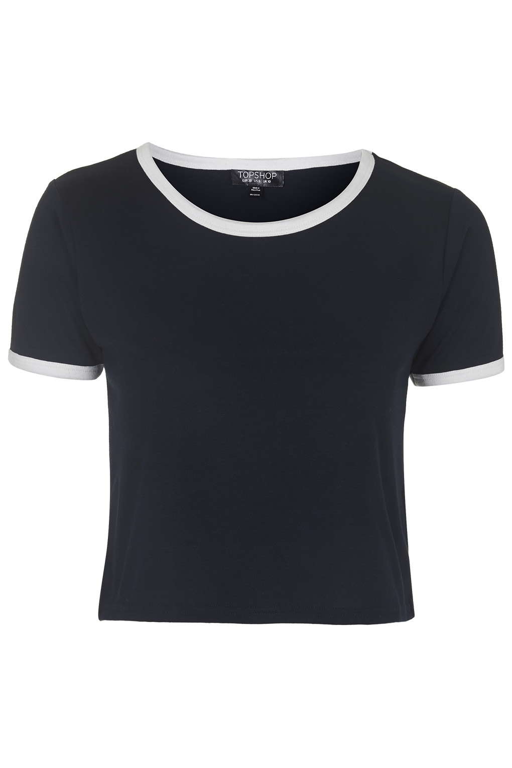 Very Goods | Contrast Trim Tee - Tops - Clothing - Topshop USA