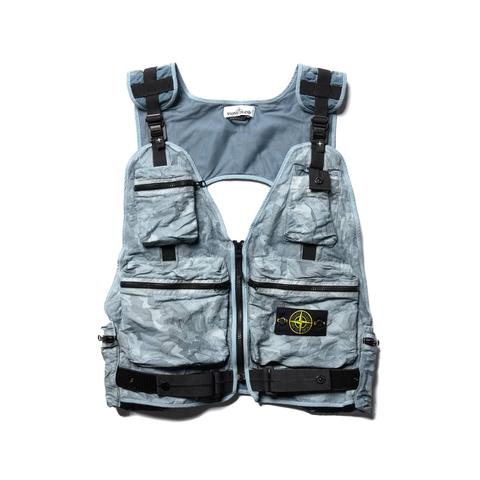 Very Goods | Brushed Tela with Big Loom Camo Print Tactical Vest Cielo ...