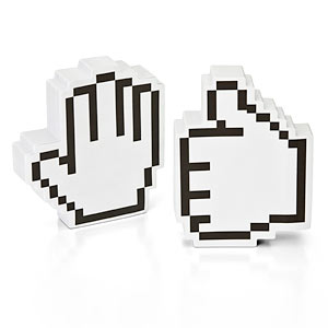 Very Goods | Pixelated Hand Sticky Note Pads