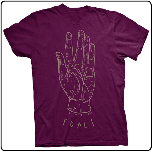 Very Goods | Foals | Hand | T-Shirt | Officially Licensed Music T ...