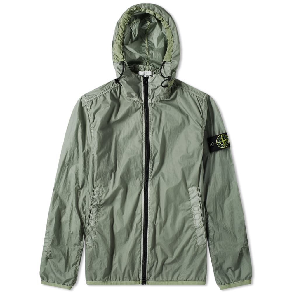Very Goods | Stone Island Lamy Velour Zip Hooded Shell Very Goods | Stone Island Lamy Velour Zip Hooded Shell