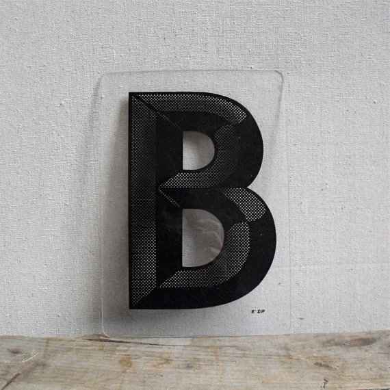 Very Goods | Vintage Sign Letter B : Mid Century Design