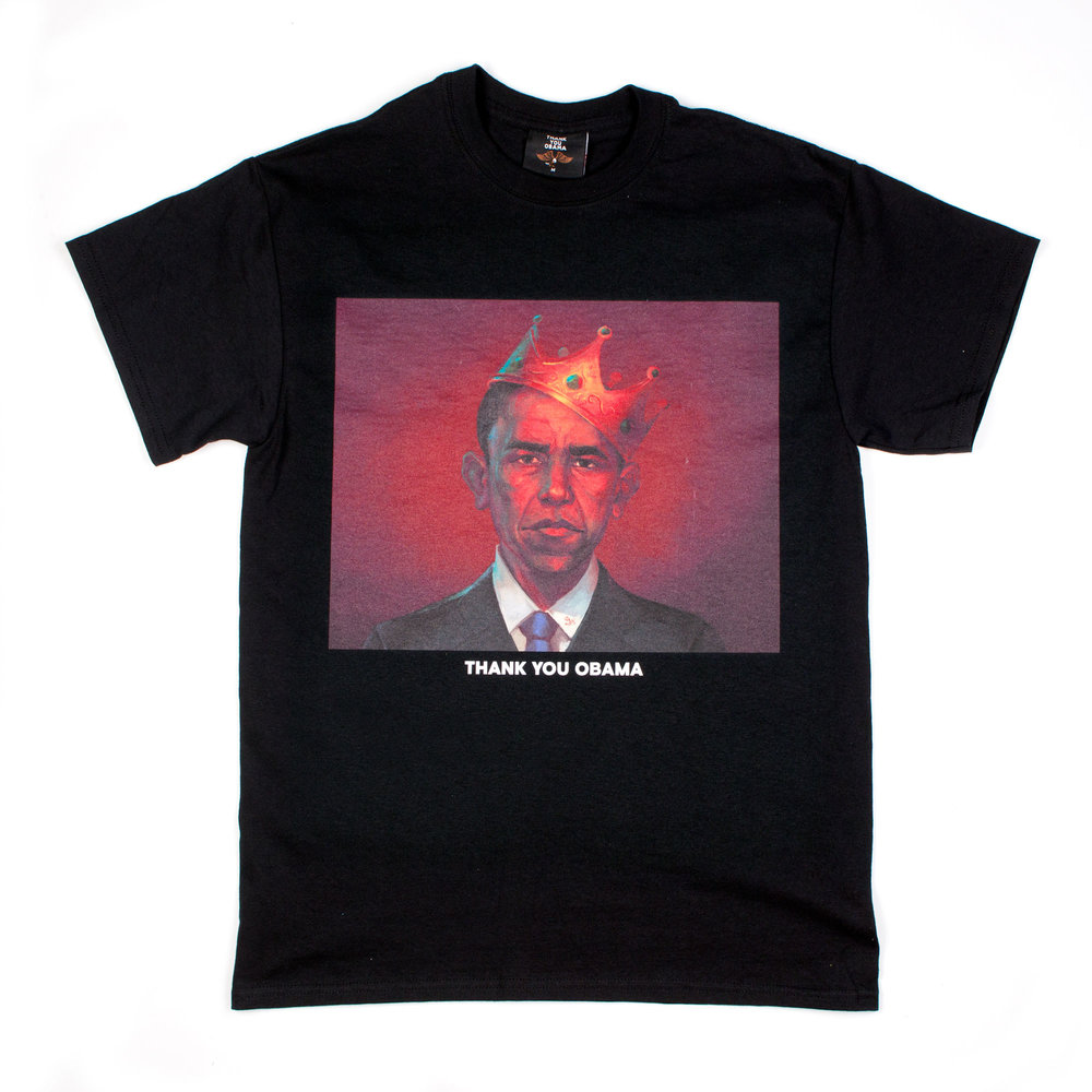 Very Goods | King Obama tee (Black) — Thank You Obama