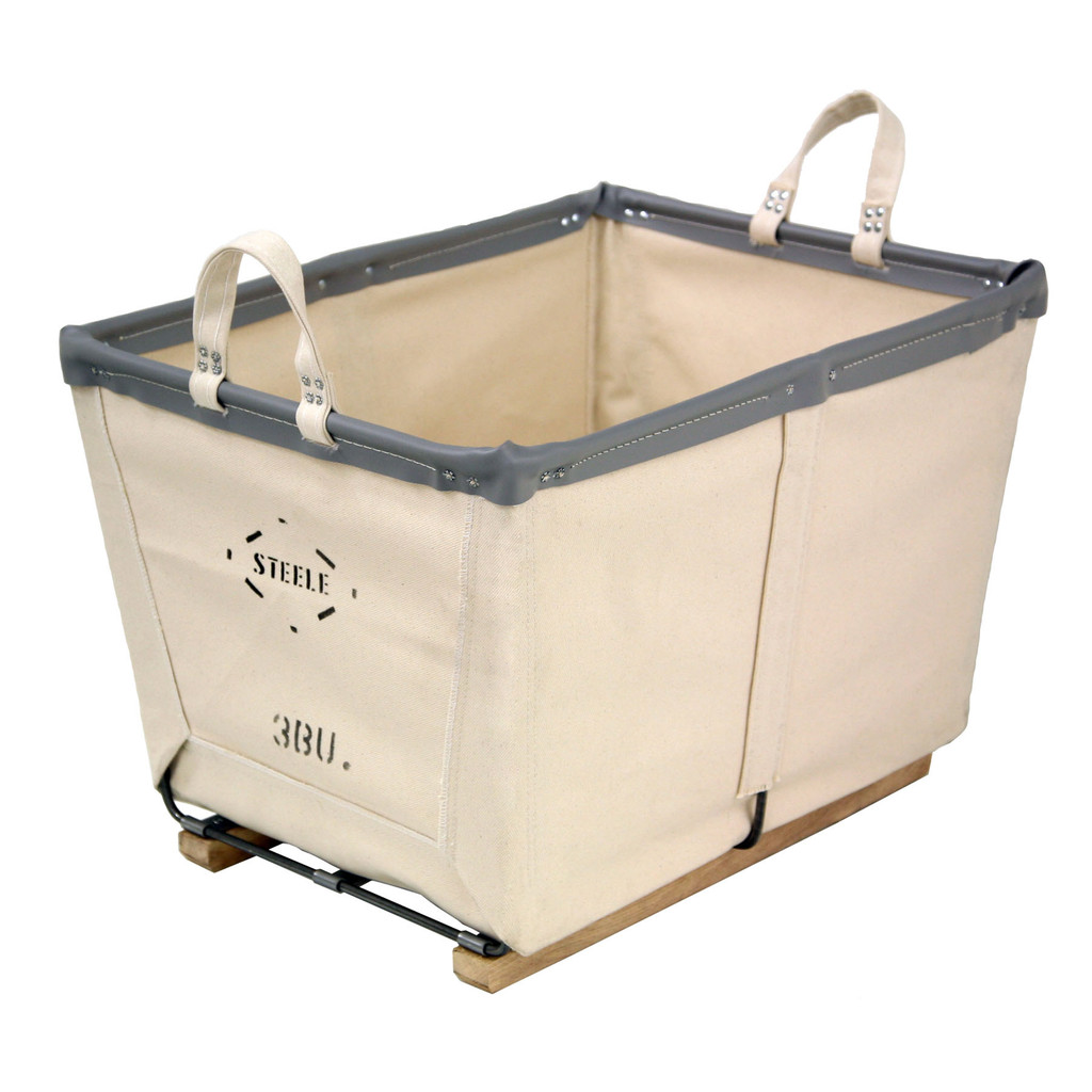Very Goods | Canvas Small Carry Basket - 3 Bu | Steele Canvas Basket Corp