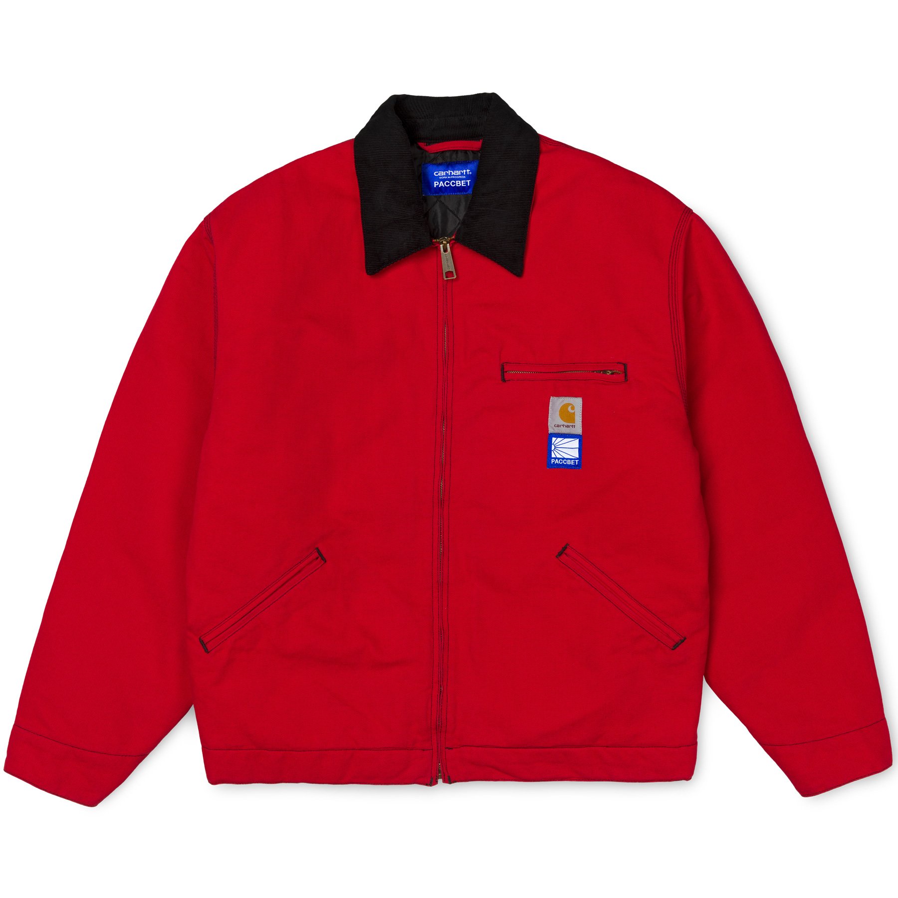 Very Goods | PACCBET x Carhartt WIP Detroit Jacket (Red) – Dover Street ...