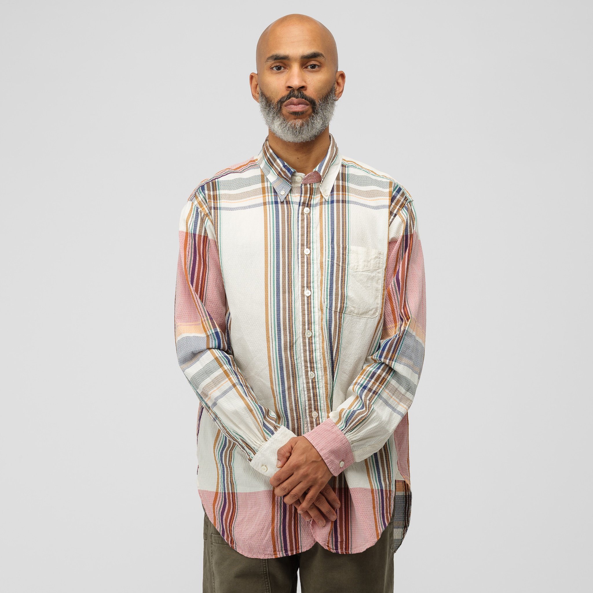 Very Goods | Engineered Garments 19th Century BD Shirt in Multi Repeat ...