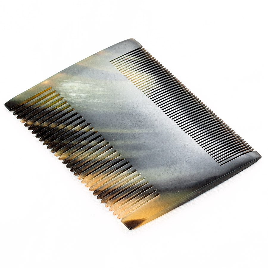 Very Goods | Abbeyhorn Ox Horn Double Sided Comb, 92mm - Fendrihan