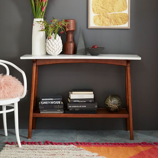 Very Goods Reeve Mid Century Console west elm