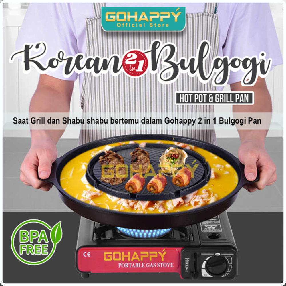 Jual Mookata Panci Grill Pan Bulgogi 2 In 1 Rebusan Plus Pemanggang ...