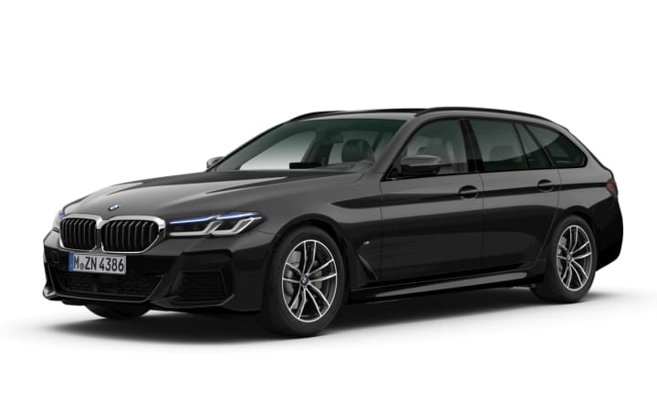Neu BMW 5er Touring 540d 2022 in Saphirschwarz Metalic ab 597€