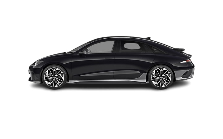 Neu Hyundai IONIQ 6 77,4kWh 239kW Allradantrieb 2024 in Abyss Black ...