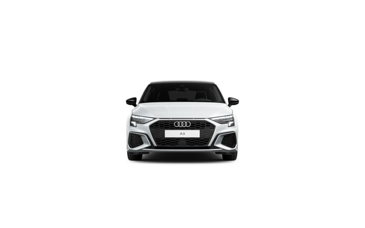 Neu Audi A3 Sportback S line 2023 in Gletscherweiß Metallic ab 669€