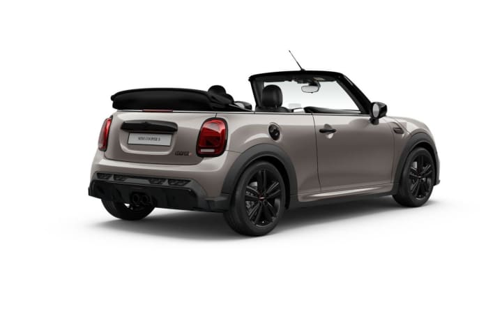 Neu MINI Cabrio John Cooper Works Trim 2023 in Rooftop Grey Metallic ab ...