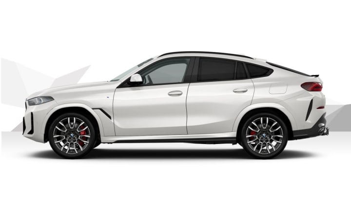 Neu BMW X6 M Sportpaket Pro 2023 in Mineralweiß Metallic ab 1439€