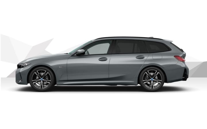 Neu BMW 3er Touring M Sportpaket 2023 in Skyscraper Grau Metallic ab 819€
