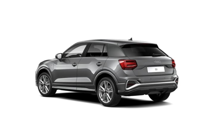 Neu Audi Q2 S line 2023 in Daytonagrau Perleffekt ab 769€